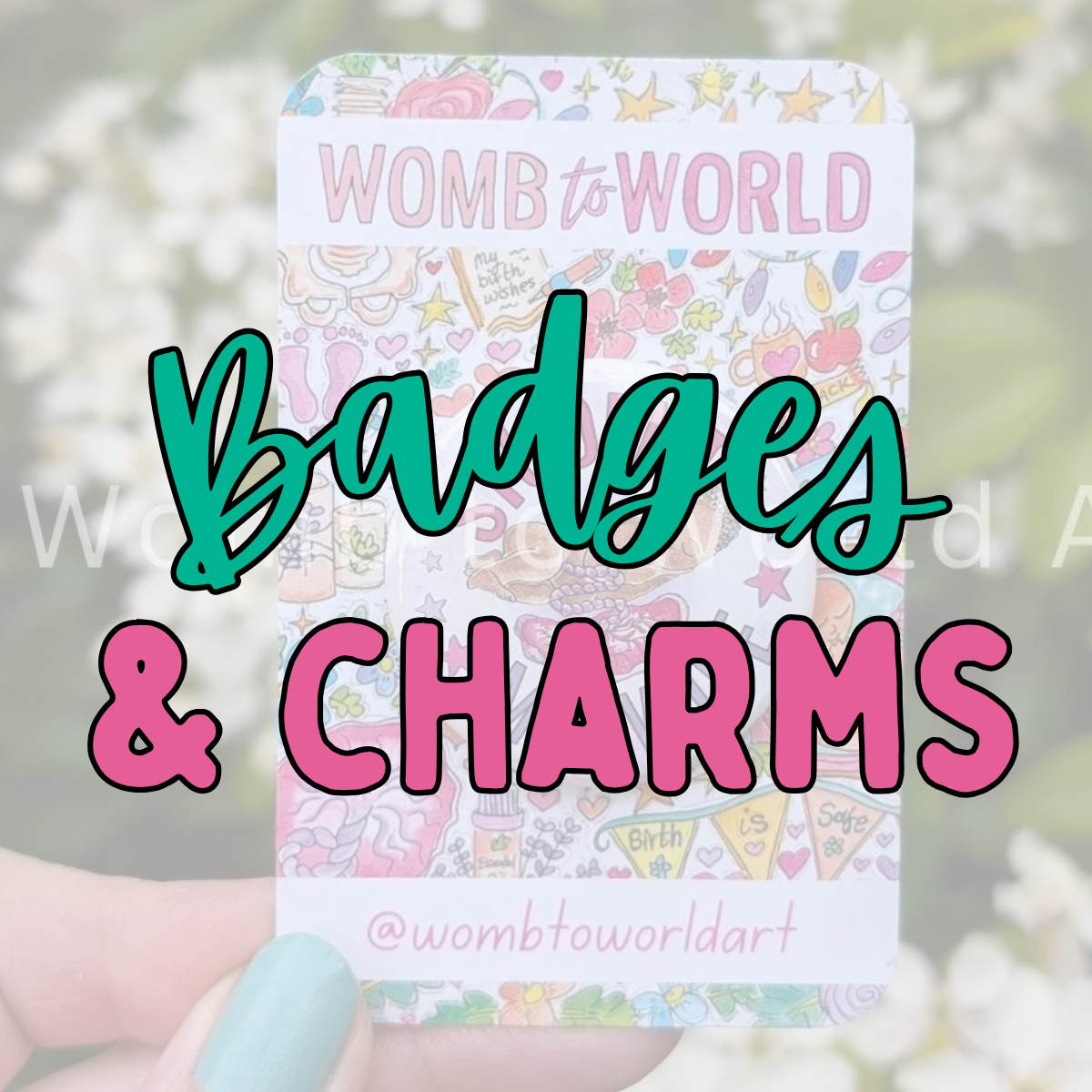 Student Midwife Badges, Pins & Charms by Womb to World Art – The ...