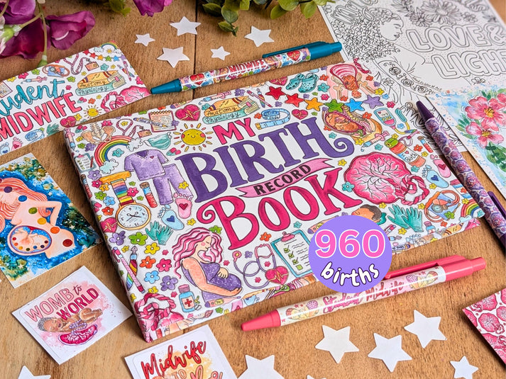 Student Midwife Birth Log Book Birth Counter by Womb to World Art – The ...